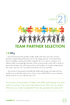 Early Stakeholder Involvement | Lean Construction Institute